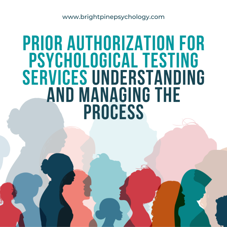 Managing Prior Authotizations for Psychological Testing